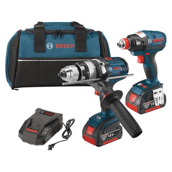 Bosch Cordless Combination Kit, 2 pcs., 18.0V CLPK224-181 | Zoro