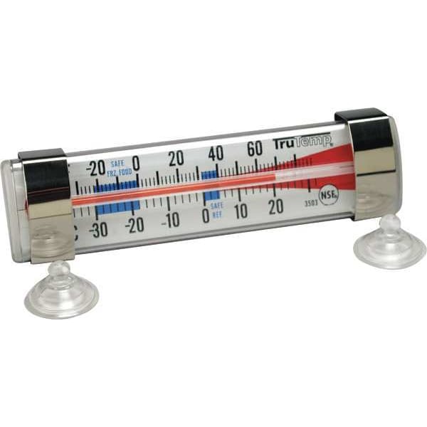 Taylor Refrigerator Freezer Thermometer, SS 3503 | Zoro