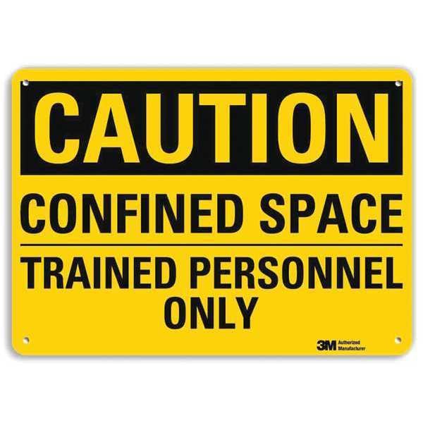 Lyle Safety Sign, Trained Personnel Only, 7in.H U4-1144-RA_10X7 | Zoro
