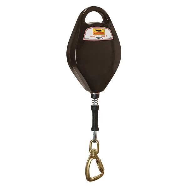 Condor Self Retracting Lifeline, 30 ft., Black 35KU81 | Zoro