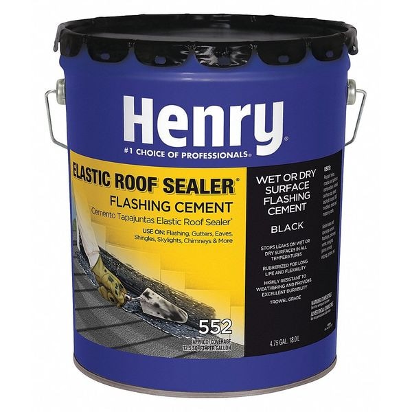 Henry Roof Sealer, 5 Gal., Black HE552071 | Zoro