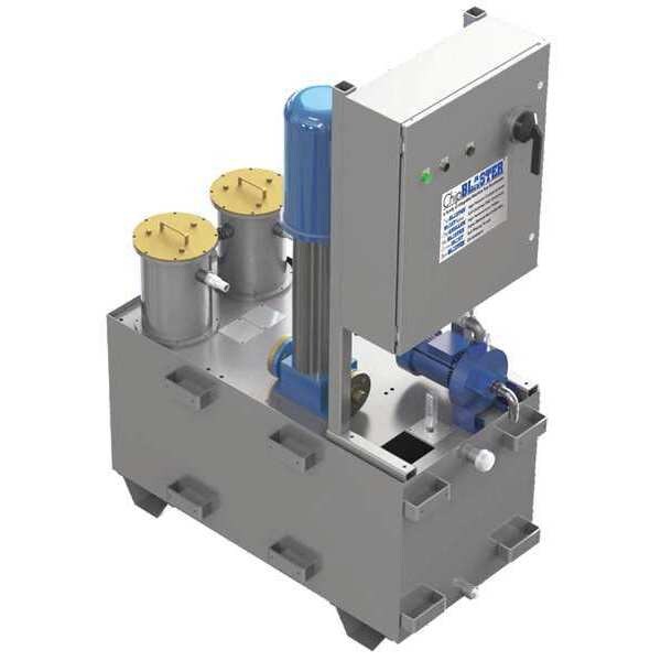 Chipblaster Medium Pressure Coolant Unit, 5 HP, 50in F75 | Zoro