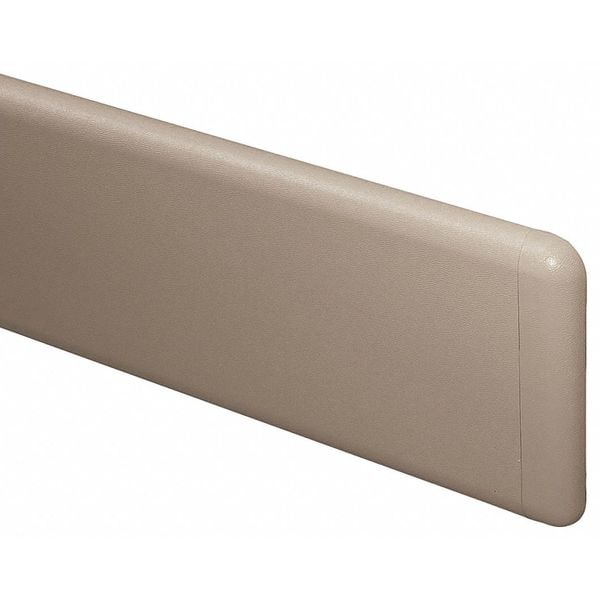 Inpro Wall Guard End Cap, 7-3/4InH, Pepperdust 701-0119 | Zoro