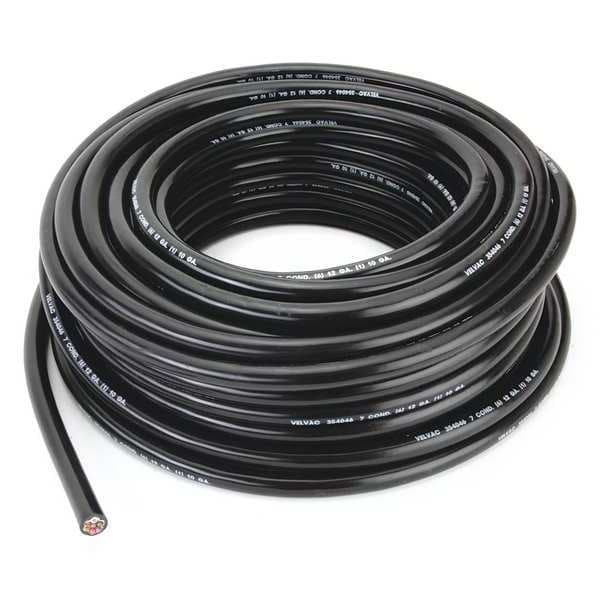 Velvac 12 AWG 7 Conductor Stranded Trailer Cable 100 ft. BK 050019 | Zoro