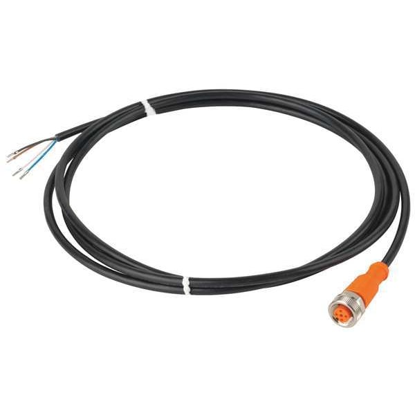 Ifm Cordset, 5 Pin, Receptacle, Female EVC001 | Zoro