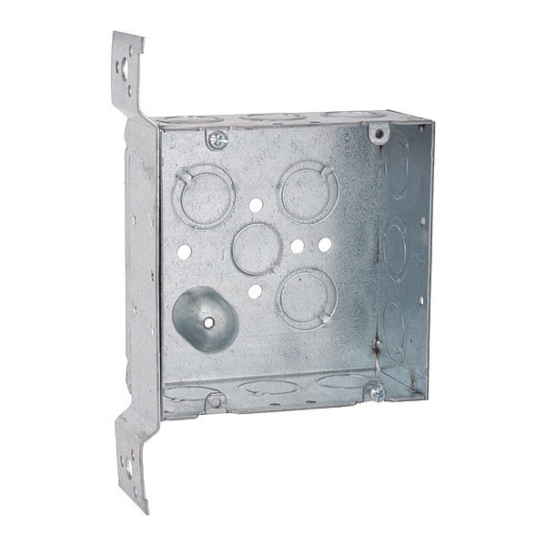 Bell Outdoor Electrical Box, Wall Box Type, 2 Gangs, Steel, Square ...