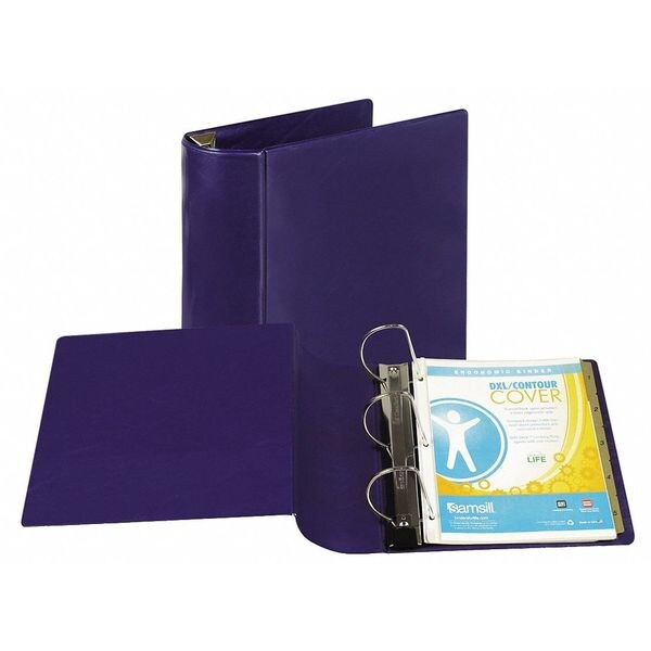 Samsill Locking D-Ring View Binder 5", Heavy-Duty, Dark Blue SAM17702 ...