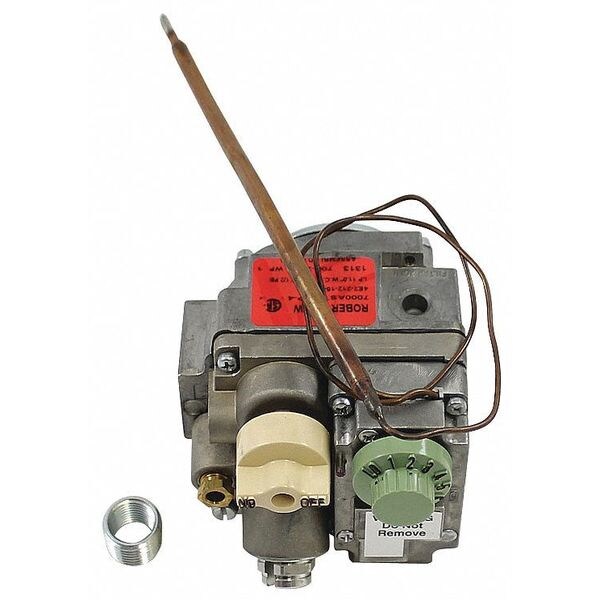 Invensys Gas Valve, 1/2 x 3/8 In, Angle Snap 700-212 | Zoro