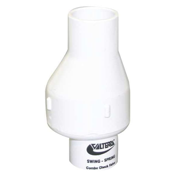 Valterra 3/4" Slip PVC Spring Swing Check Valve 200-07 | Zoro
