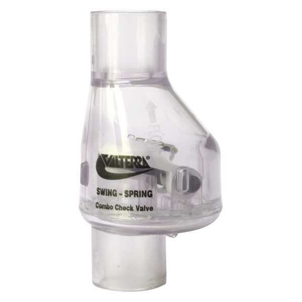 Valterra 1/2" Slip PVC Check Valve 200-C05 | Zoro