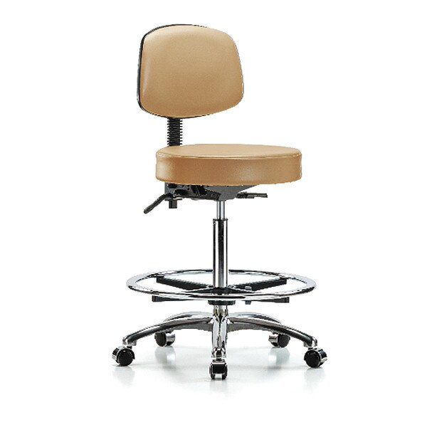 Blue Ridge Ergonomics Ben Stool, Hi, Vinyl, Bk, CF, Cast, Lark BR-VHBST ...