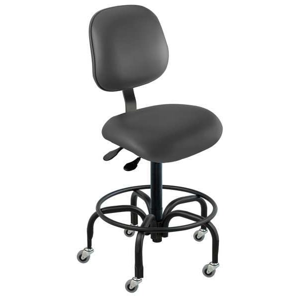 Biofit Ergonomic Chair, Vinyl, 27" to 32" Height, Black EES-H-RC-T-XF ...