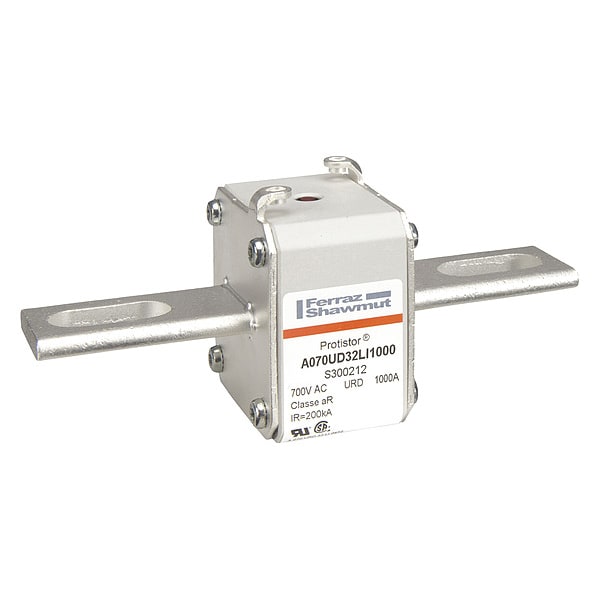 MERSEN 1000A, 700V AC, Fast-Acting, Semiconductor Fuse, A070 series ...
