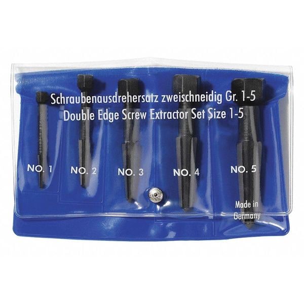 Rennsteig Screw Extractor Double Edged Set 9R 471 900 3 | Zoro