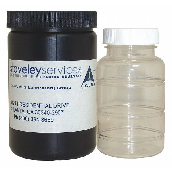 Luber-Finer Oil Sample Kit, 3 oz, Clear LOSK-3 | Zoro