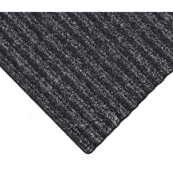 Zoro Select Entrance Mat, Charcoal, 4 ft. W x 8 ft. L 36EC69 | Zoro