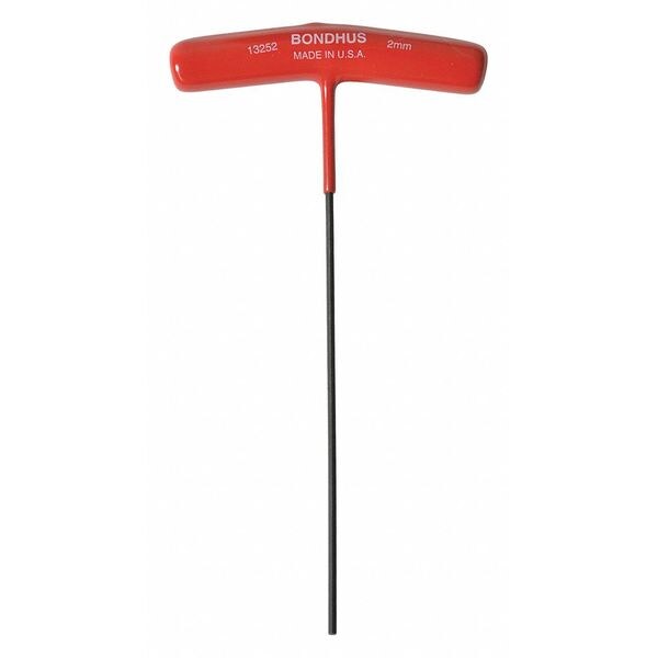 Bondhus 4 Piece Metric T-Shape Hex Key Set, 13252 13252 | Zoro