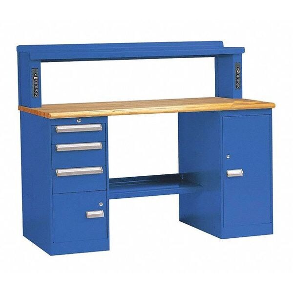 Equipto Equiptoflex Work Center - Regal Blue (389R5W-RB) | Zoro