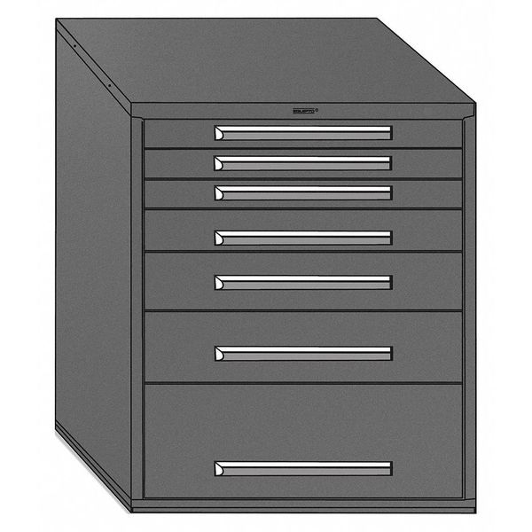 Equipto 36 7/8IN wide Modular Drawer Cabinets 4334D24N-RB | Zoro