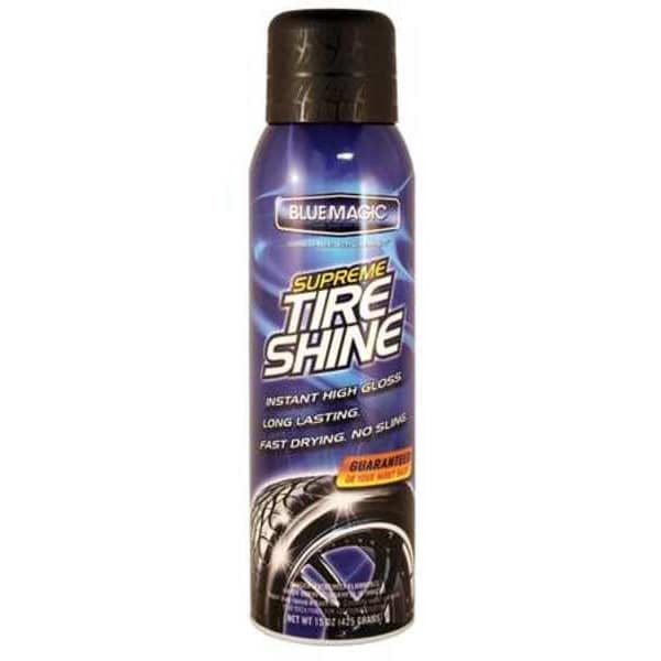 Blue Magic Tire Shine, Tire Shine Dressing, 15 oz, Butyl-Free 680-06 | Zoro