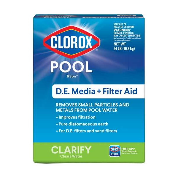 CLOROX POOL & SPA Filter Aid,Granular,24 lb. (50124CLX) | Zoro