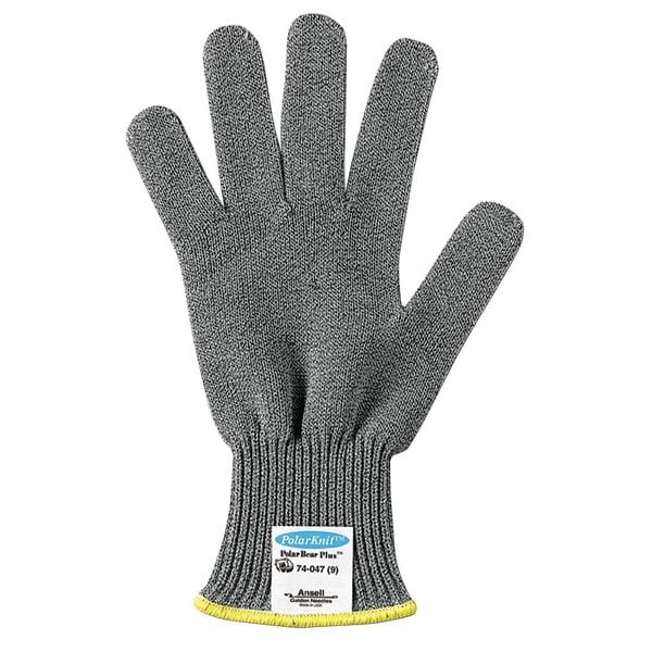 Ansell Cut Resistant Gloves, A4 Cut Level, 13 ga, Gray, XS ( 6 ) 74-047 ...
