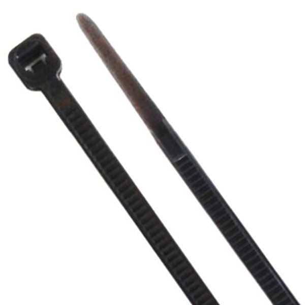 Power First Cable Tie, 4 in L, 1 in Max Bundle Dia., Black, Nylon 6/6 ...