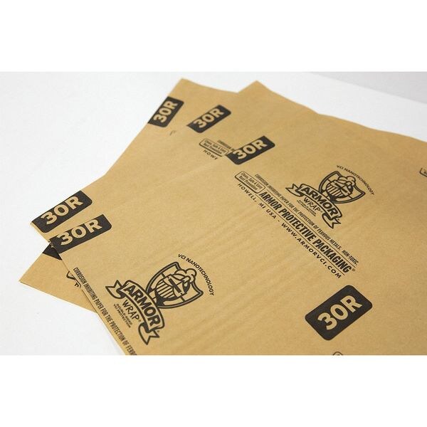 Armor Wrap Paper Sheets, 1 ft.L, 8inW., PK1000 A30R0812 | Zoro