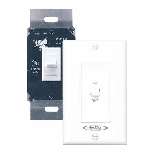 Air King Delay Timer Switch, White AKDT60W | Zoro