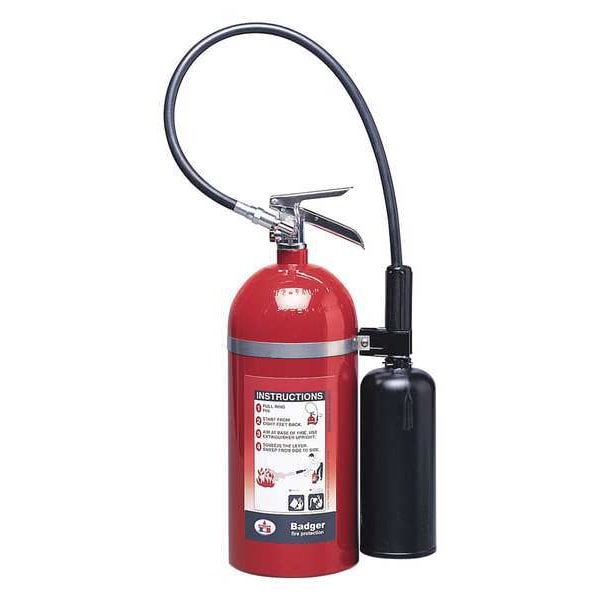 Badger Fire Extinguisher, 10 lb Capacity, Class BC , UL Rating10B:C ...
