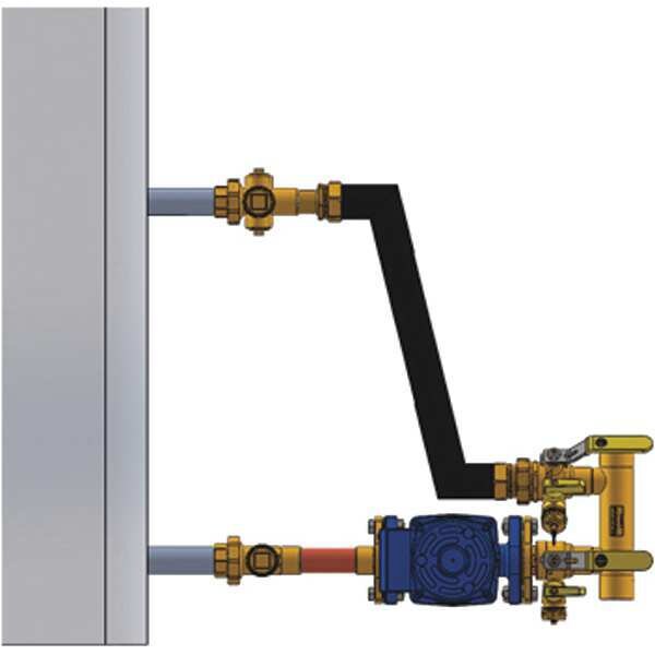 Webstone Boiler Inst Kit, 1in, 1in FIP, Flange Left 5CF4L-WH144 | Zoro