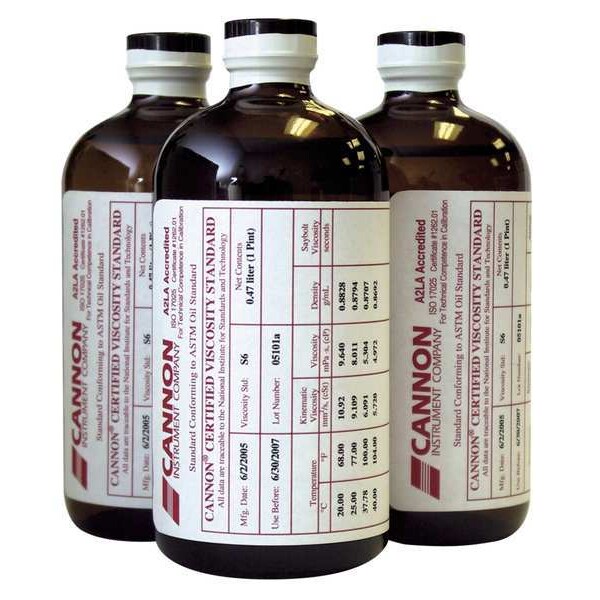 Cannon Instrument Co Reference Standards, For Auto Viscometer 82.0068 ...