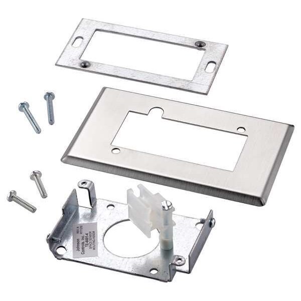 Johnson Controls Temperature Sensor Wall Mount Plate, Gray TE-6001-4 | Zoro