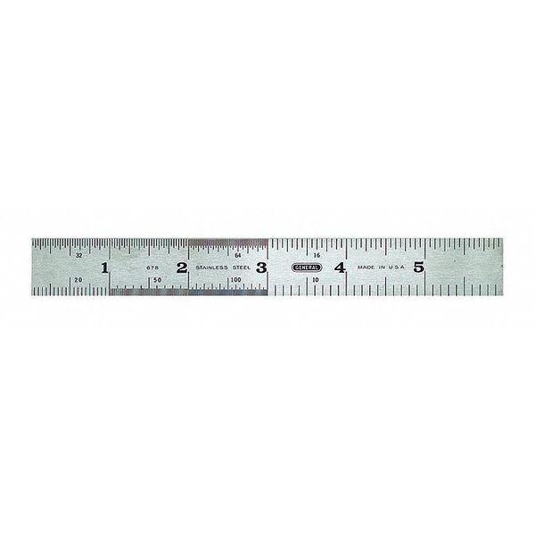 General Tools Precision 6 Flex Steel Rule CF678MED | Zoro