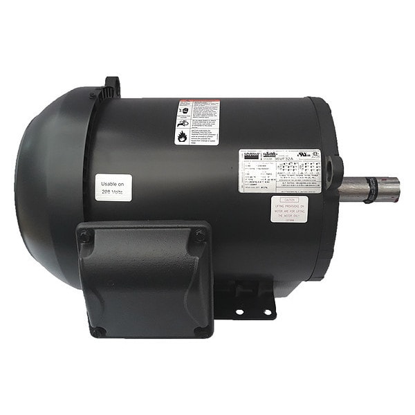 Dayton 3-Phase General Purpose Motor, 7 1/2 HP, 213/5T Frame, 208-230 ...