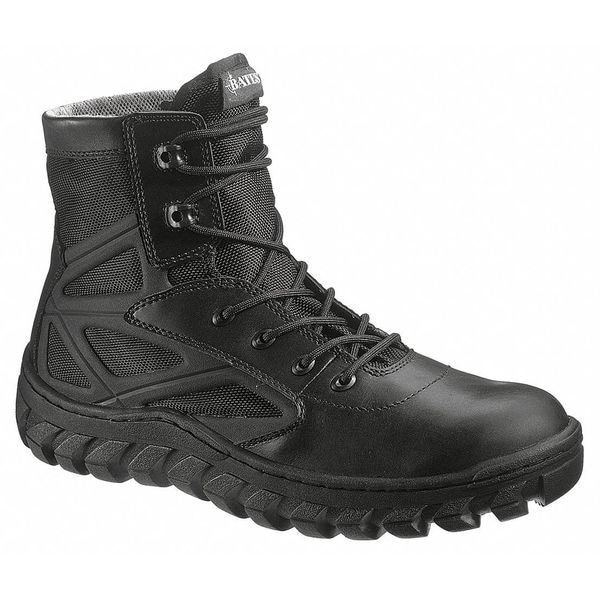Bates Boots, Mens, 9-1/2M, Lace, Black, PR E06006 | Zoro