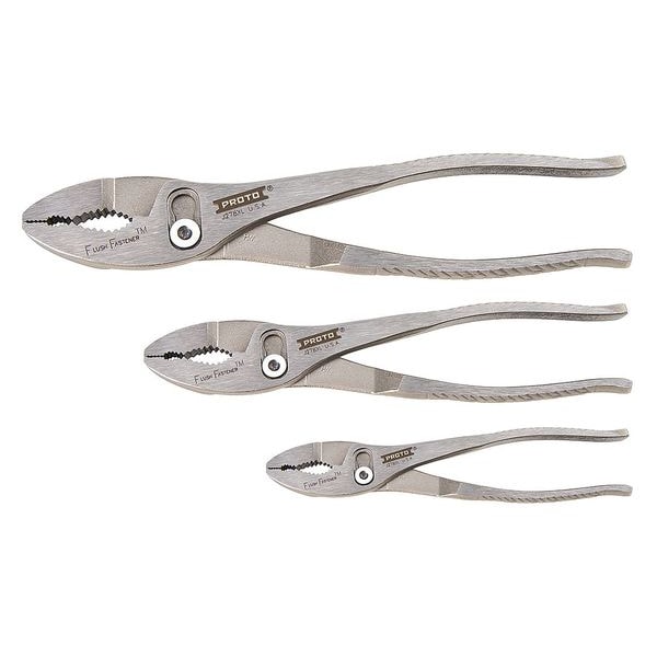 Proto Pliers Set, 3 pcs., Ergonomic J276XLNFS | Zoro