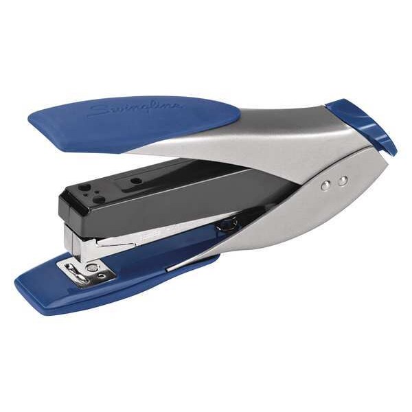 Swingline Compact Stapler, Silver/Blue, Metal S7066532 | Zoro