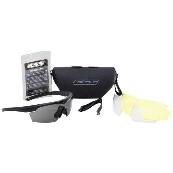 Ess Crosshair, Safety Glasses, Anti-Fog & Anti-Scratch, Yellow Lens ...