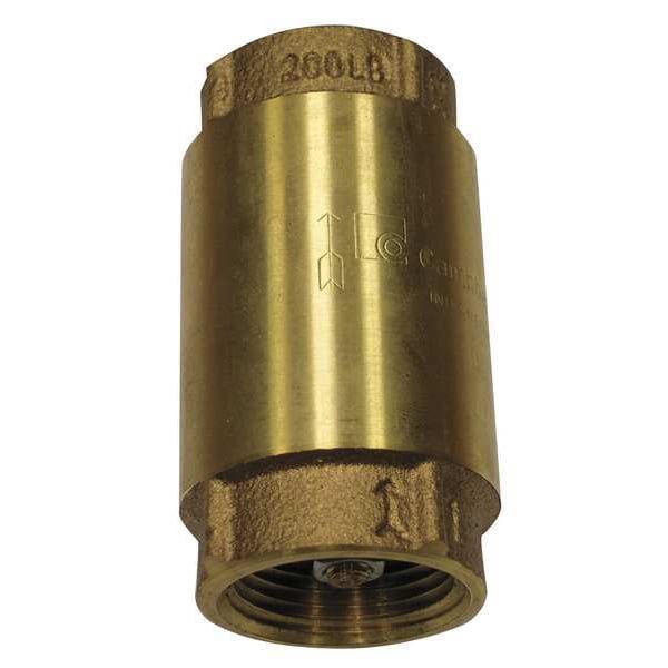 Campbell 3/4" FNPT Low Lead Brass Spring Check Valve CV-3TLF | Zoro