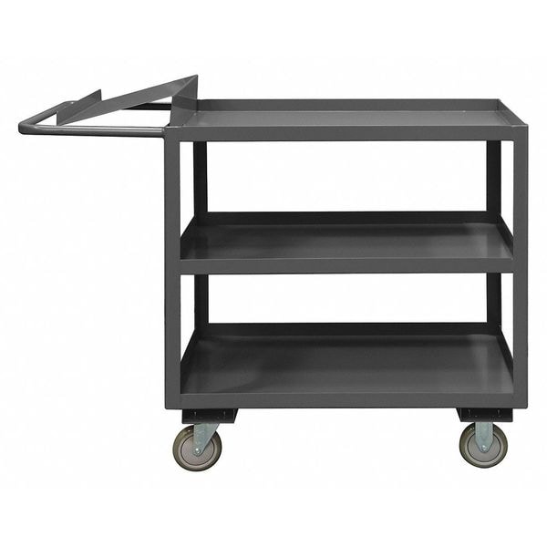 Durham Mfg Order Picking Stock Cart, Steel, 1,200 lb Load Capacity, 3 ...