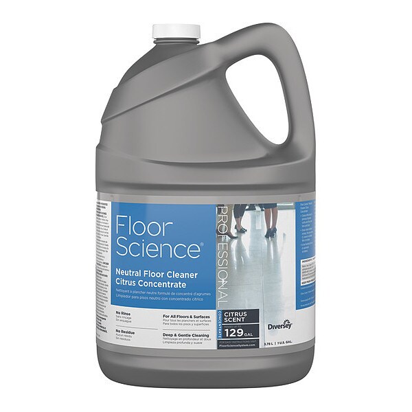 Diversey Floor Science, Floor Cleaner, Ctrs, 1gal, PK4 CBD540441 | Zoro