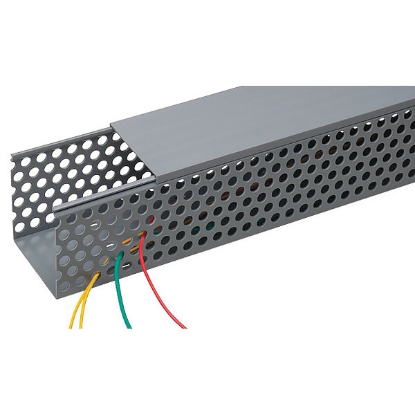 Panduit Base Wiring Duct, Type D, Round Hole, 2" x 2" x 1' (6-Pack ...