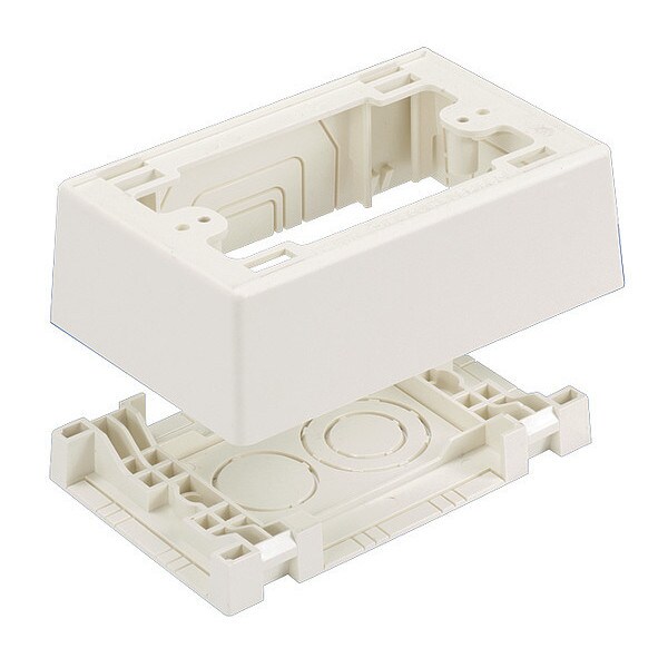 Panduit Junction Box, Power, Fsnap, Iw, 1-Gang JBP1FSIW | Zoro