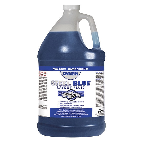 Dykem Layout Fluid, Blue, 1 gal. Jug 80700 | Zoro