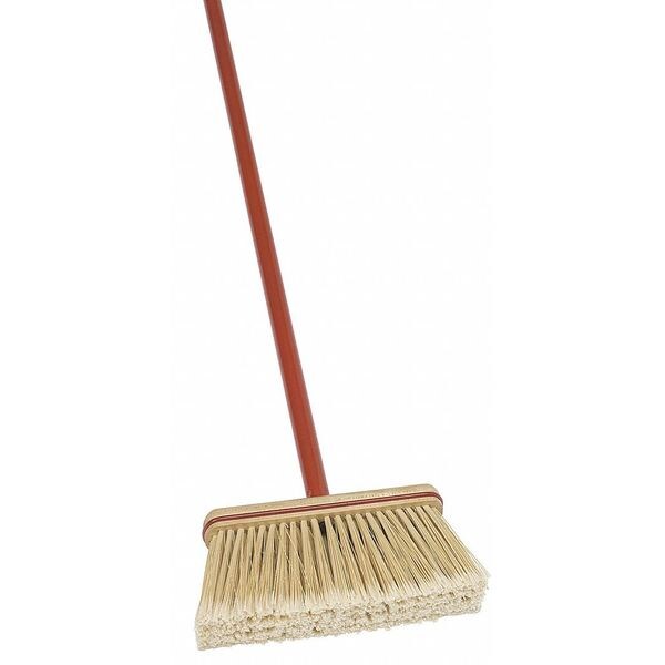 Harper 9 in Sweep Face Upright Broom, Tan 10516A-142 | Zoro