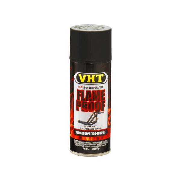 Vht Flameproof Coating, Black, Flat ESP102000 | Zoro