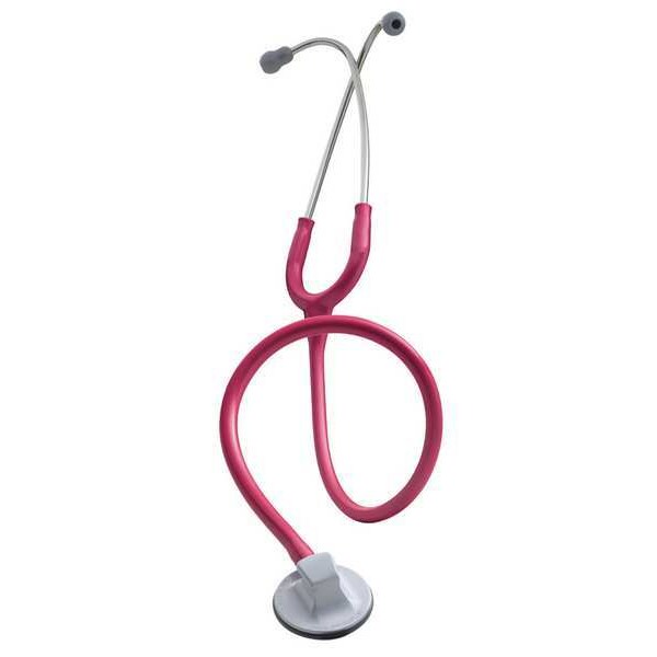 3M Littmann Stethoscope, Single Head, Adult, Raspberry 2296 | Zoro