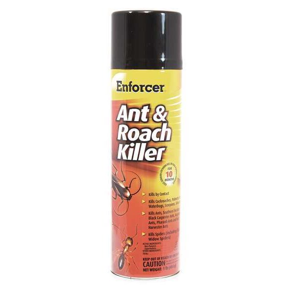 Enforcer 16 oz. Aerosol Ant and Roach Killer, PK12 EARK16 | Zoro