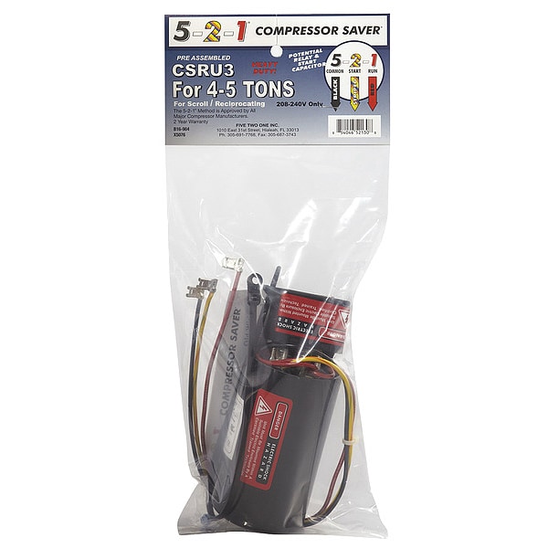 Goodman Hard-Start Kit, for Heat Pump 4 to 5 tons CSR-U-3 | Zoro